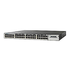 Cisco Catalyst WS-C3750X-48P-E 48 Port PoE Gigabit Switch (Renewed)