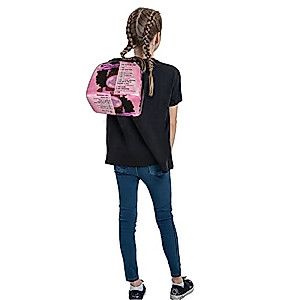 MZNSDC Ballet Girl Backpack, Lunch Box, Pencil Case Pink Combination for Teens Black Girl Backpack African American Black Girl Backpack-23