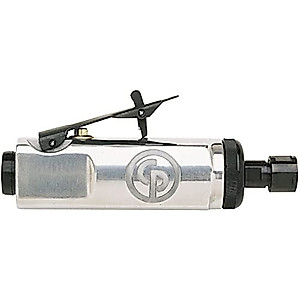 Chicago Pneumatic CP860 - Air Die Grinder Tool, Welder, Woodworking, Automotive Car Detailing, Stainless Steel Polisher, Heavy Duty, Straight, 1/4 Inch (6 mm), 0.54 HP / 400 W - 24000 RPM