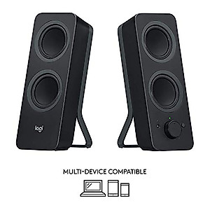 Logitech Z207 2.0 Multi Device Stereo Speaker (Black)
