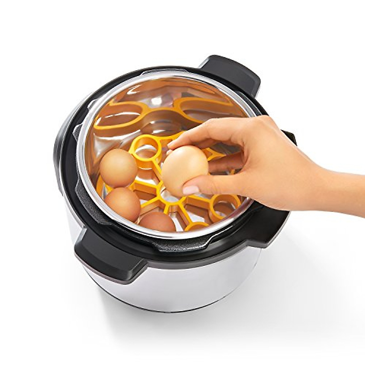 OXO Good Grips Silicone Egg Rack – One Size,Yellow