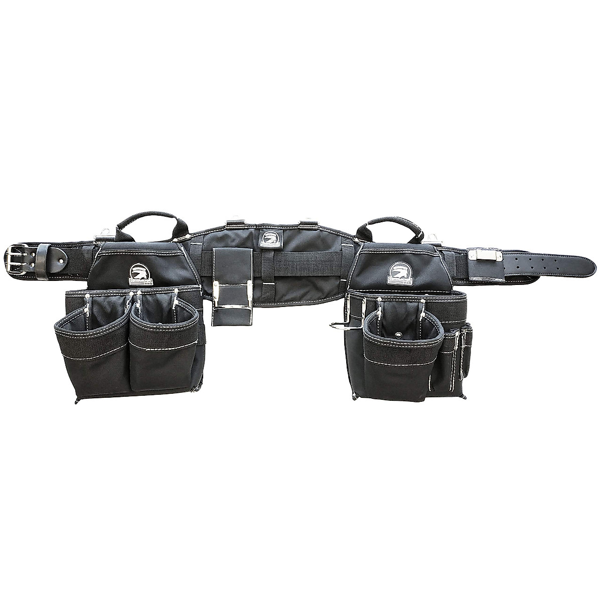 Gatorback Professional Carpenter's Tool Belt Combo w/Air-Channel Pro Comfort Back Support Belt. (Medium 31-35 Inch Waist)