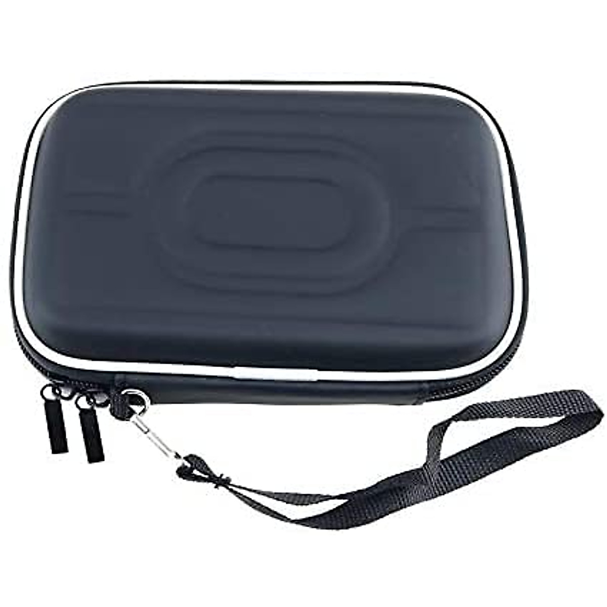 Protective Travel Carrying Hard Pouch Case Bag Cover for Game Boy Advance Color Pocket GBA GBC GBP Console for Nintendo DS Lite NDSL NDSi EVA Storage Replacement (Black)