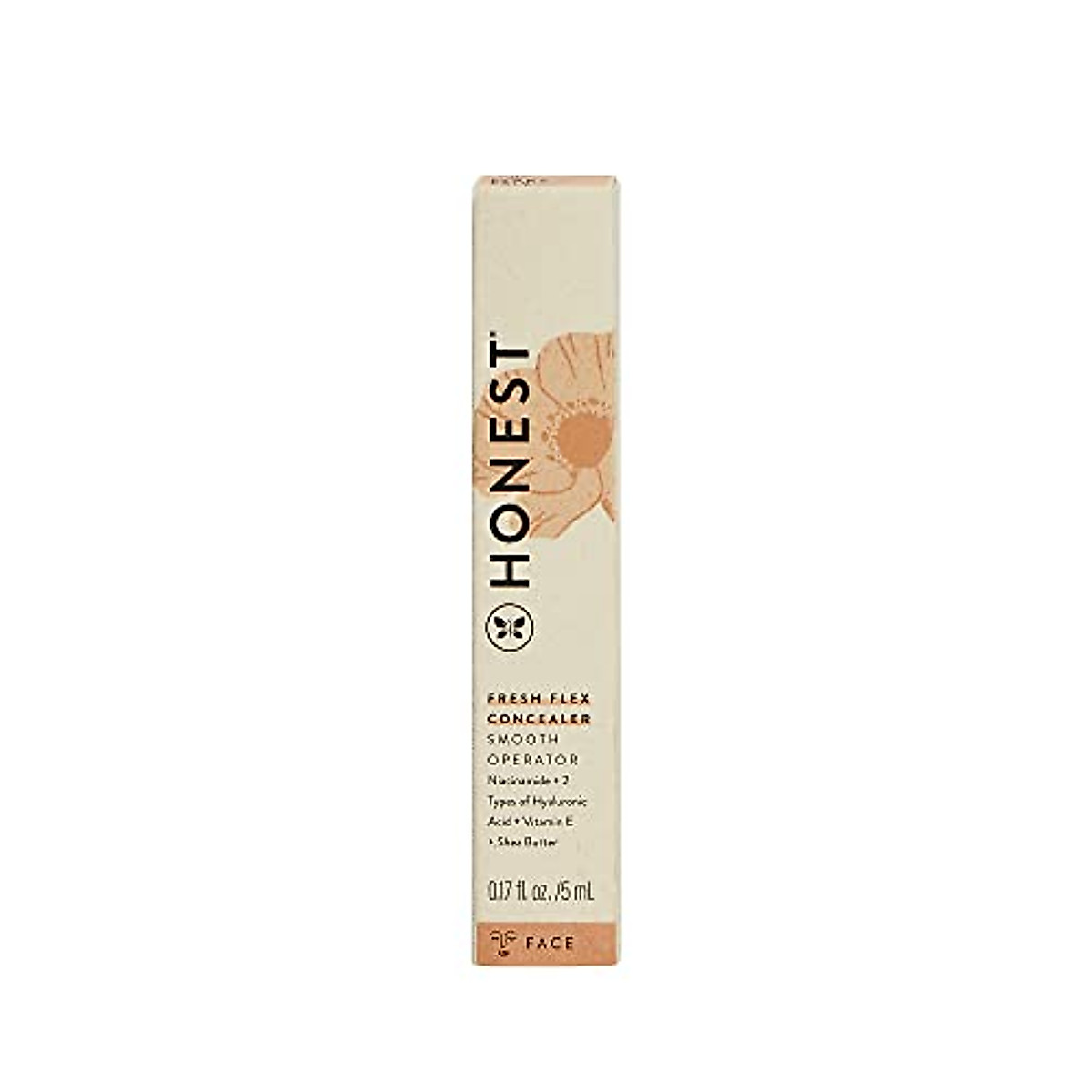 Honest Beauty Fresh Flex Concealer with Niacinamide + Vitamin E + Hyaluronic Acid | Vegan + Cruelty free | Ivory, 0.17 fl oz