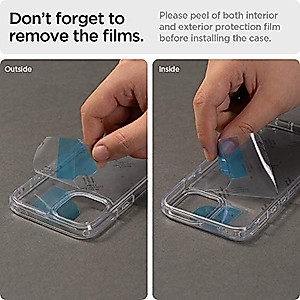 Spigen Ultra Hybrid Designed for Apple iPhone 12 Mini Case (2020). - Crystal Clear