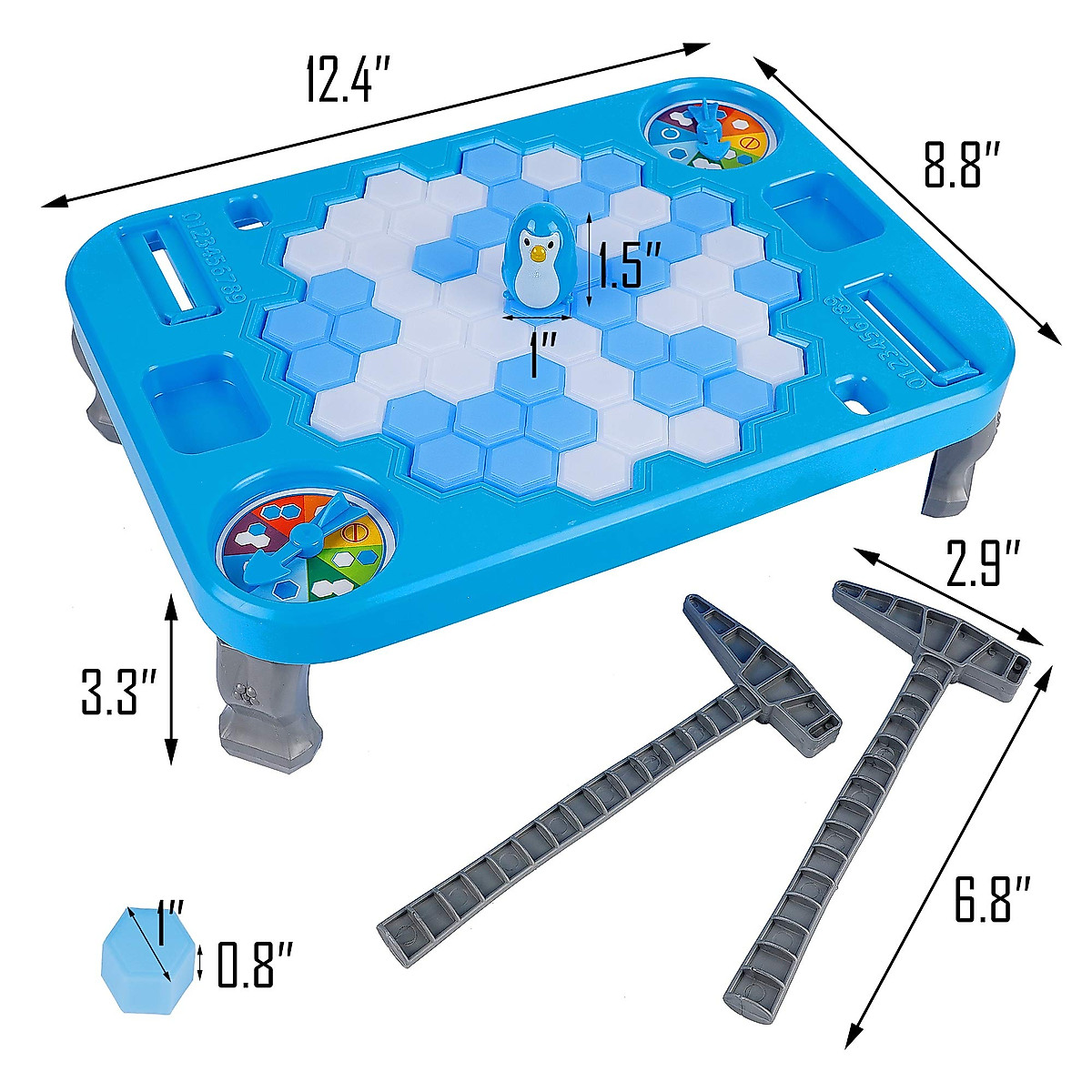 DR.DUDU Ice Breaker Game Save Penguin On Ice Block Family Funny Game Penguin Trap Activate Game Children's Day Gifts