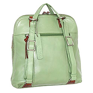 Carina Convertible Leather Tote/Backpack (Stone)