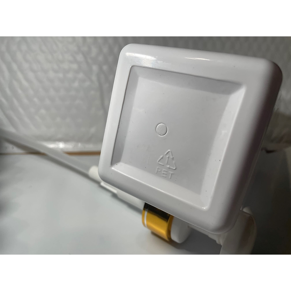 White Opaque Bottle with Gold White Head Empty Plastic Pump Bottles Square Shampoo Bottle Conditioner Soap Lotion Refillable, BPA Free for Body Wash, Moisturizer, Liquid Hand Soap, Set of 3