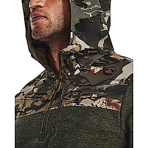 Under Armour mens Specialist Grid ½ Zip Hoodie, (390) Marine OD Green/UA Forest All Season Camo/Marine OD Green, Medium