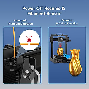 Mingda Magician X 3D Printers, One Touch Smart Auto Leveling FDM 3D Printing Machine Printing Size 230x230x260mm with TMC Silent Motherboard