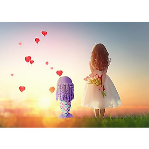 illuOKey Mermaid Doll for Girls, Mermaid Princess Plush, Soft and Snuggly Plush Animal, Lovely Bright Colors, Perfect for Nap Time, Sleep, Travel, Play Time, Birthday Present, 16 Inches