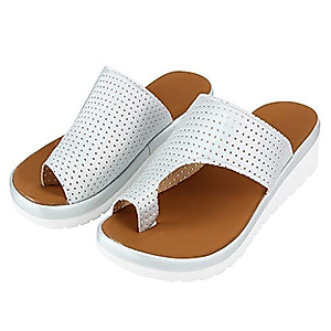 HunYUN 2019 New Women Thick Bottomed Sandal Shoes Wedge Heel Sandals Clip Toe Summer Beach Shoes