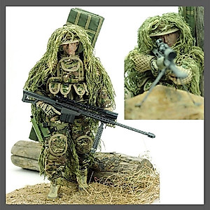 YEIBOBO ! Highly Detail Special Forces 12inch Action Figure SWAT Team (Sniper - All Terrain)