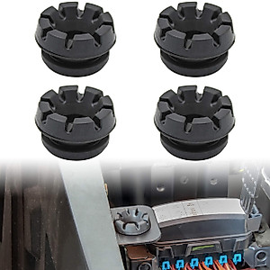 SAUTVS 4PCS Rear Cab Seat Grommet Kit for Polaris ACE RZR Ranger Sportsman Crew 500 700 800 XP 4x4 Accessories (Replace #5412507)