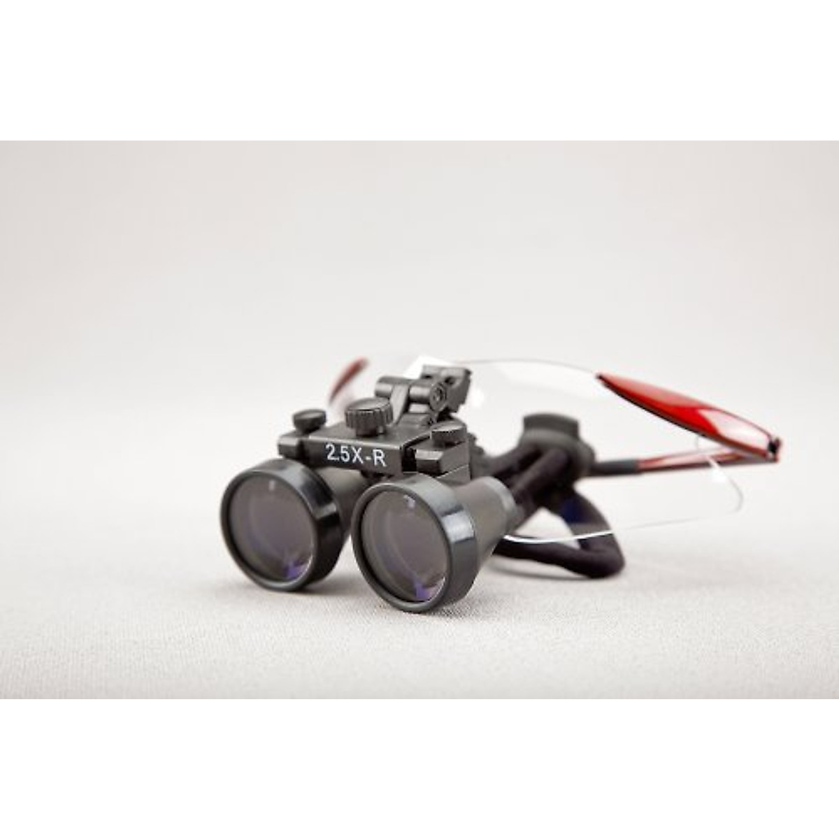 Smedent Dental Surgicial Loupe Loupes 2.5X Magnification 16.5" (420mm) Working Distance Burgundy Goggles