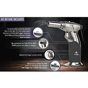 Cocktail Smoker Kit with Torch - Bourbon Smoker Kit - Whiskey Smoker Kit with Torch - Wood Chips - Smoked Old Fashioned Drink Smoker Kit - Bourbon Whiskey for Men and Dads