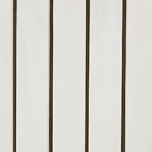 SAFAVIEH Outdoor Collection Orland White Washed Acacia Wood Slatted Tea Trolley