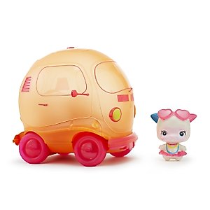 Squeezoos Bubble Bus with Exclusive Character Squeeze Doll