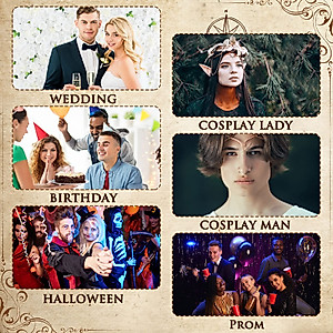 Mtlee 2 Pcs Prom King and Queen Crowns King Crowns for Men Royal Crown with Blue Rhinestone Queen Crowns for Women Halloween Wedding Birthday Graduation(Delicate Style)