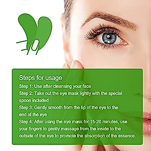 Under Eye Masks, Collagen Eye Mask, Green Tea Eye Patches for Puffy Eyes 60 pcs, Under Eye Patches for Dark Circles and Puffiness, Hydrating Eye Mask Skincare, Eye Gel Pads for Eye Bags and Wrinkles Under Eye Treatment