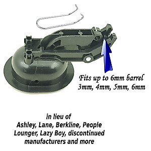 (Pack of 2 Pcs) Replacement Recliner Sofa Chair Cup Handles Pull, Lever, Trigger Style，Furniture Parts