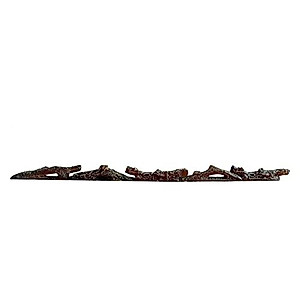 R.W.FLAME 5 Pieces Log for 50 inch Recessed and Wall Mounted Electric Fireplace, Synthetic Resin Log Decoration for Indoor Electric Fireplaces