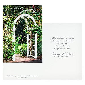 Dayspring - Sympathy - Peaceful Paths - 12 Boxed Cards, KJV (62988), Multi