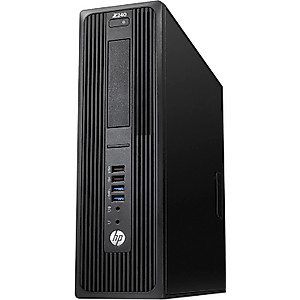 HP Z240 SFF Workstation Desktop PC, Intel Core i7-6700 up to 4.20GHz Processor, 32GB RAM, 1TB SSD, WiFi & Bluetooth, HDMI, Windows 10 Pro (Renewed), Black