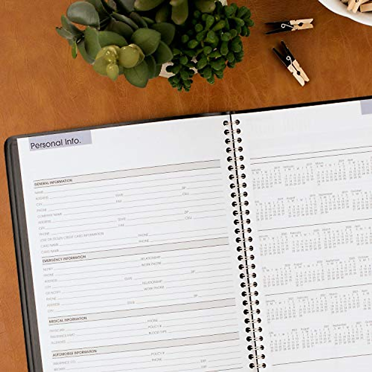 AT-A-GLANCE 2020 Weekly Appointment Book/Planner, DayMinder, 8" x 11", Large, Black (G52000)