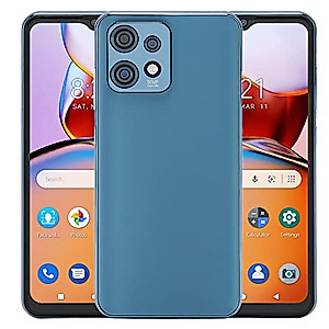 5G WiFi Smartphone, 8GB RAM 128GB ROM X40 Pro Mobile Phone Face Recognition 4500mAh for Daily Life Use (US Plug)