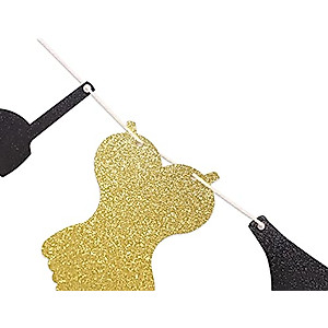 Bachelorette Party Banner- Lingerie Party Banner, Engagement Party Decorations, Glitter Bra and Panties Banner, Bridal Shower Decorations