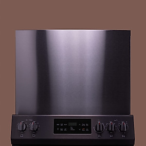 Stainless Steel Backsplash, 30" X 23.25" with Hemmed Edges