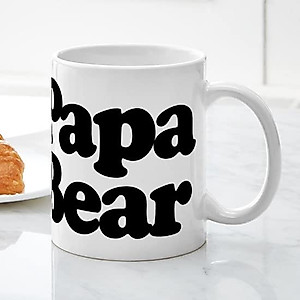 CafePress Papa Bear Ceramic Coffee Mug, Tea Cup 11 oz