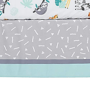 Bedtime Originals Mighty Jungle 3Piece Crib Bedding Set, Multicolor (283003V)