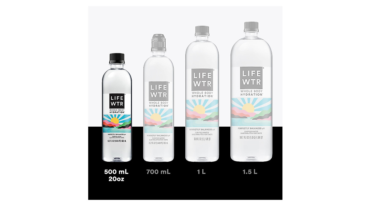 LIFEWTR Purified Water: pH Balanced, Electrolytes, Recycled