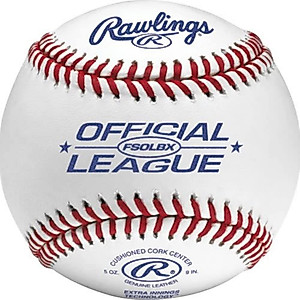 Rawlings | FLAT SEAM Practice Baseballs | FSOLBX | High School | 12 Count