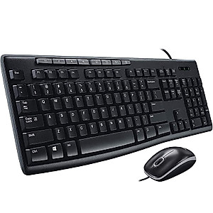 XYLXJ Gaming Keyboard and Mouse, Wired Gaming Keyboard and Mouse Combo RGB Backlit Gaming Keyboard With Multimedia Keys Wrist Rest and Red Backlit