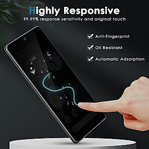 YWXTW [2 Pack] Privacy Screen Protector for Google Pixel 7 Pro,Tempered Glass Anti-Spy 9H Hardness Film for Google Pixel 7 Pro,HD Anti-Scratch Easy Install Bubble Free Case Friendly