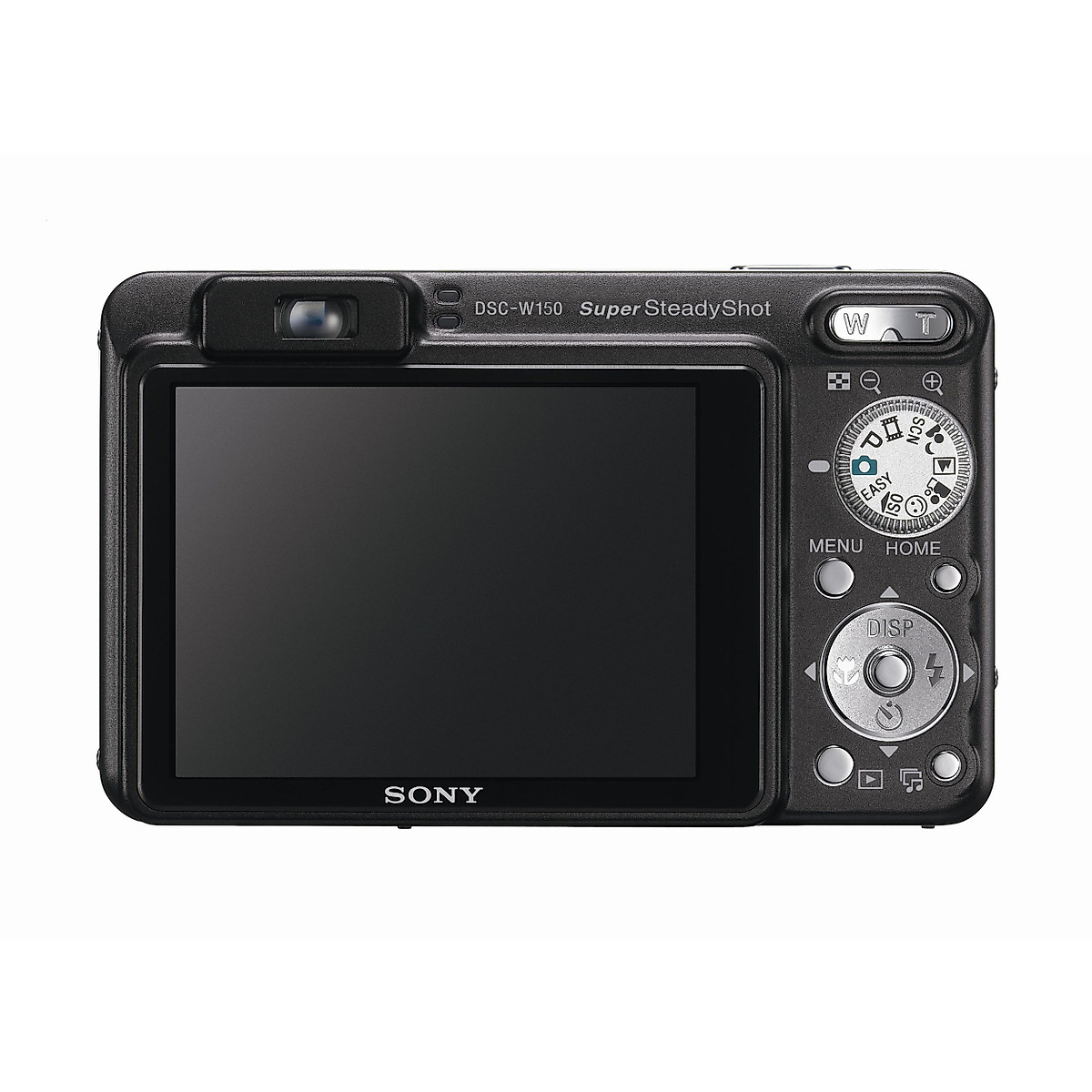 Sony Cybershot DSCW150/B 8.1MP Digital Camera with 5x Optical Zoom with Super Steady Shot (Black)