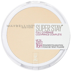 Maybelline New York Super Stay Full Coverage Powder Foundation Makeup, Up to 16 Hour Wear, Soft, Creamy Matte Foundation, Classic Ivory, 1 Count