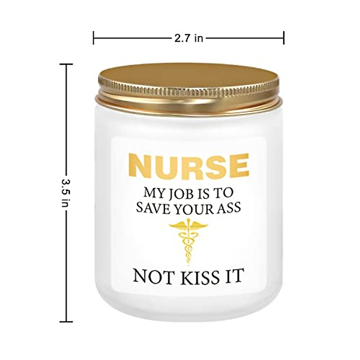 Nurse Gifts for Women, Funny Nurses Week Gifts for Friends Coworker, Nurse Appreciation Gifts, RN Nursing Gifts, Birthday Retirement Nursing School Graduation Gifts - Lavender Scented Candles