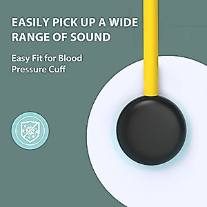 FriCARE Lightweight Single Head Stethoscope (Goose Yellow Tube)