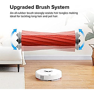 roborock Q7 Max Robot Vacuum and Mop Cleaner, 4200Pa Strong Suction, Lidar Navigation, Multi-Level Mapping, No-Go&No-Mop Zones, 180mins Runtime, Works with Alexa, Perfect for Pet Hair(White)