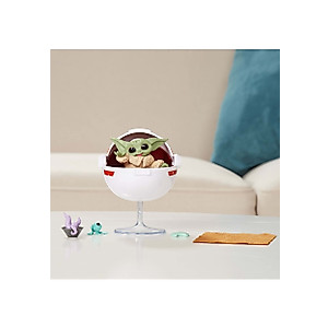 STAR WARS The Bounty Collection Grogu’s Hover-Pram Pack The Child Collectible 2.25-Inch-Scale Figure with Accessories, Kids Ages 4 and Up,Multi-Colored,Standard,F2854