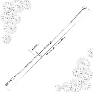 AmorAime 925 Sterling Silver Cross Bracelet for Women Faith Bracelet Religious Christian Believe Faith Bracelet for Festival, Vacation or Holiday