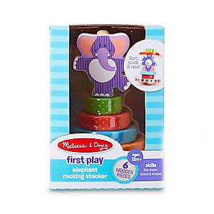 Melissa & Doug Elephant Rocking Stacker