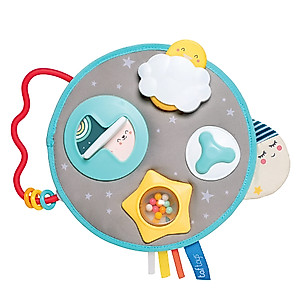 Liphontcta Mini Play Mat, Sensory Table, Tummy Time Toys for Babies,