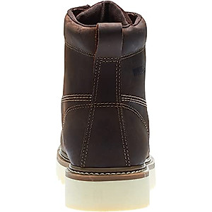 Wolverine Men's Loader 6" Soft Toe Wedge Work Boot, Brown, 10.5 X-Wide