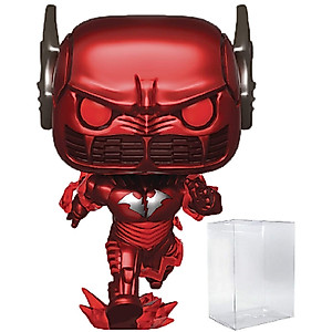 POP DC Heroes: Dark Nights Metal - Batman Red Death (PX Previews Exclusive) Funko Vinyl Figure (Bundled with Compatible Box Protector Case) Multicolor 3.75 inches