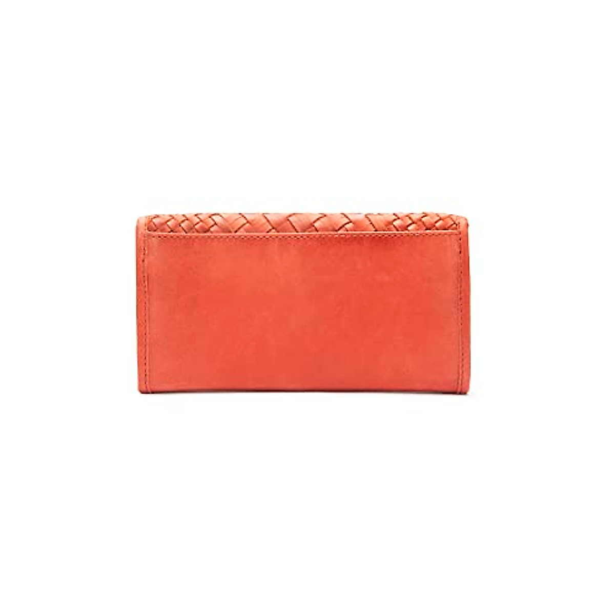 Frye Melissa Basket Woven Wallet, Sandstone